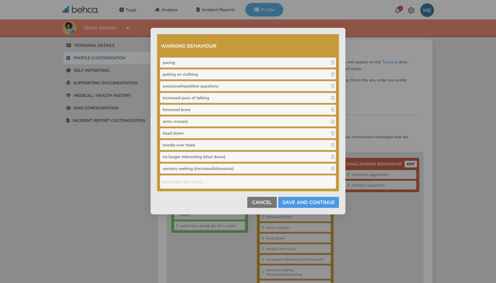BEHCA | Behavior Tracking Software | Behavioral Interventions